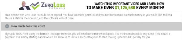 Zero Loss Formula Review On Scam Broker Investigator